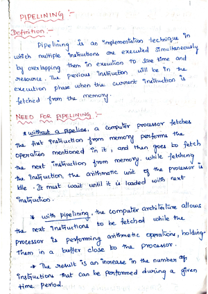 DPCO Unit 5notes - unit 5 - UNIT – V Memory and I/O Organisation Memory ...