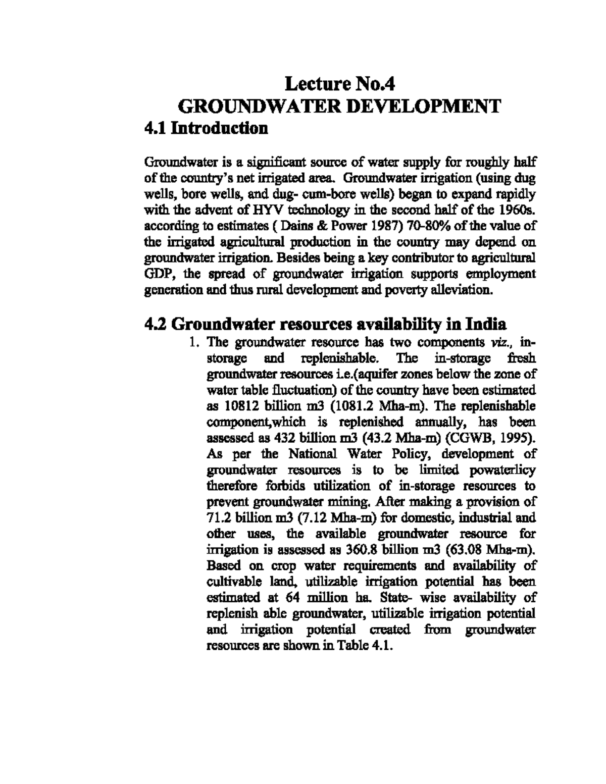 Agronomy lecture 4 - Agriculture - Studocu