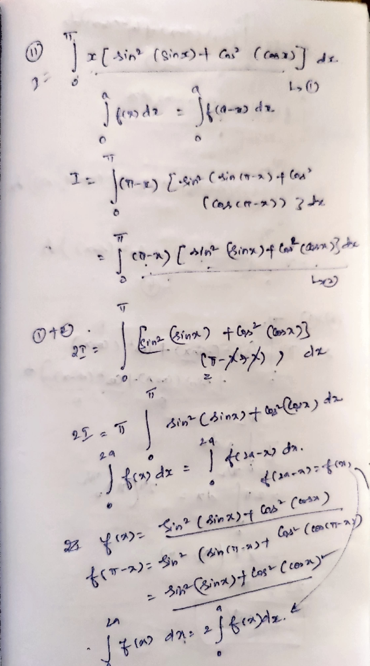 Mathematics formula using differntial equations - 11 [ sin (sin)t a ...