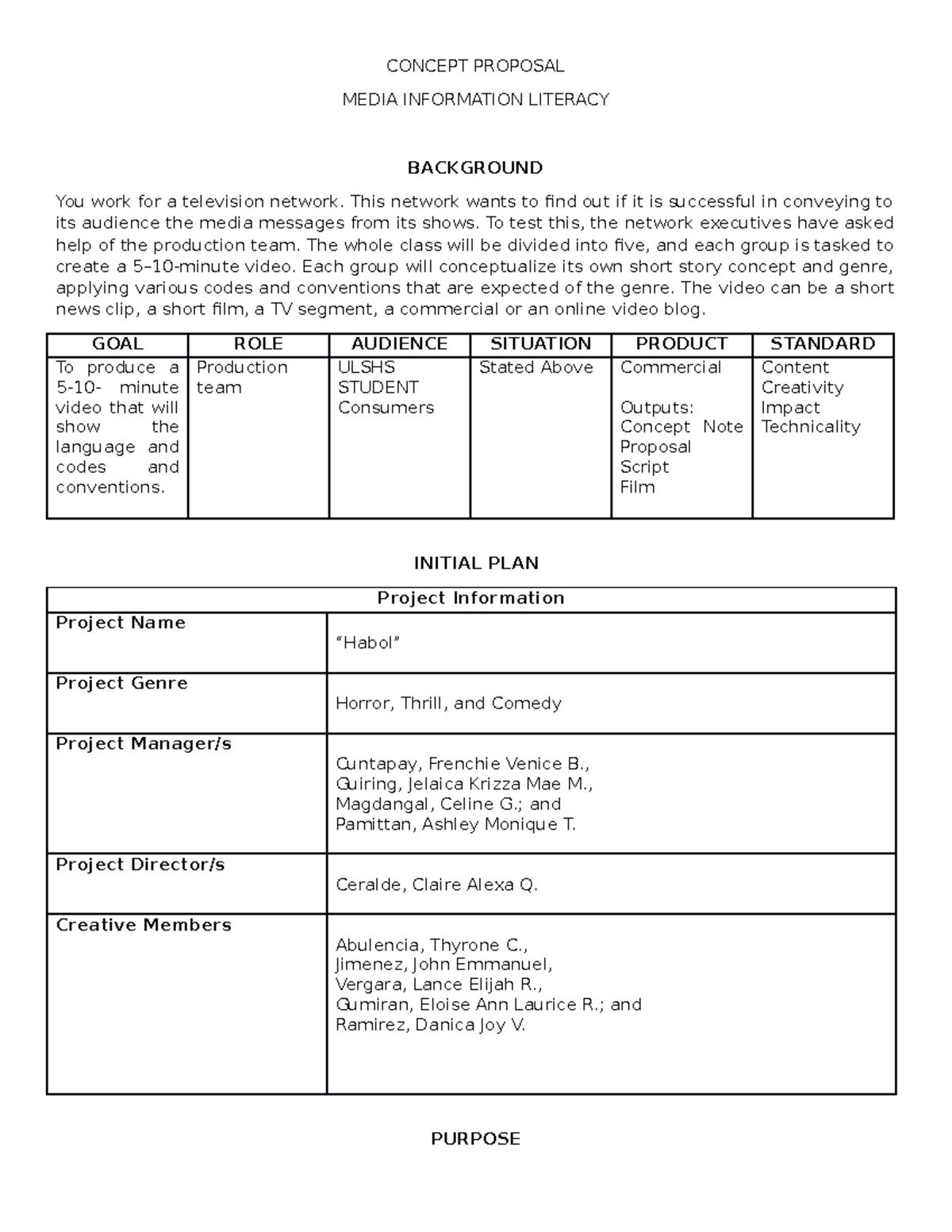 MIL Conceptual Notes - CONCEPT PROPOSAL MEDIA INFORMATION LITERACY ...