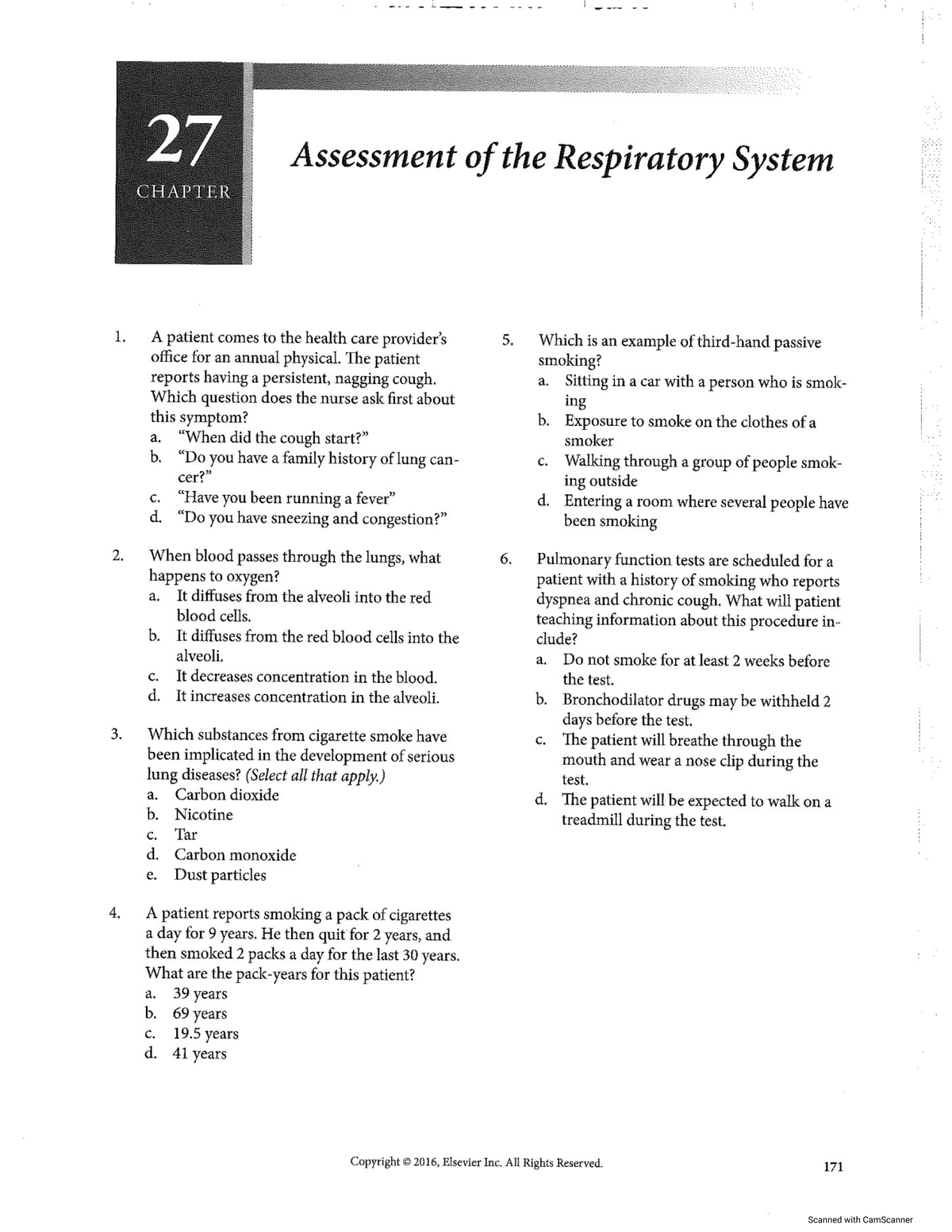 Respiratory and urinary study guide - NURS211 - Studocu
