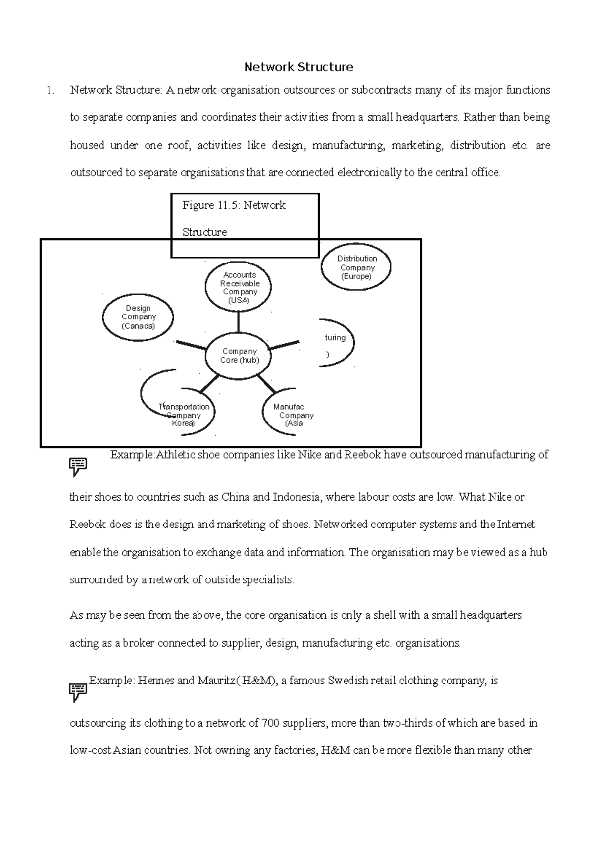 Network Structure - Network Structure Network Structure: A network ...