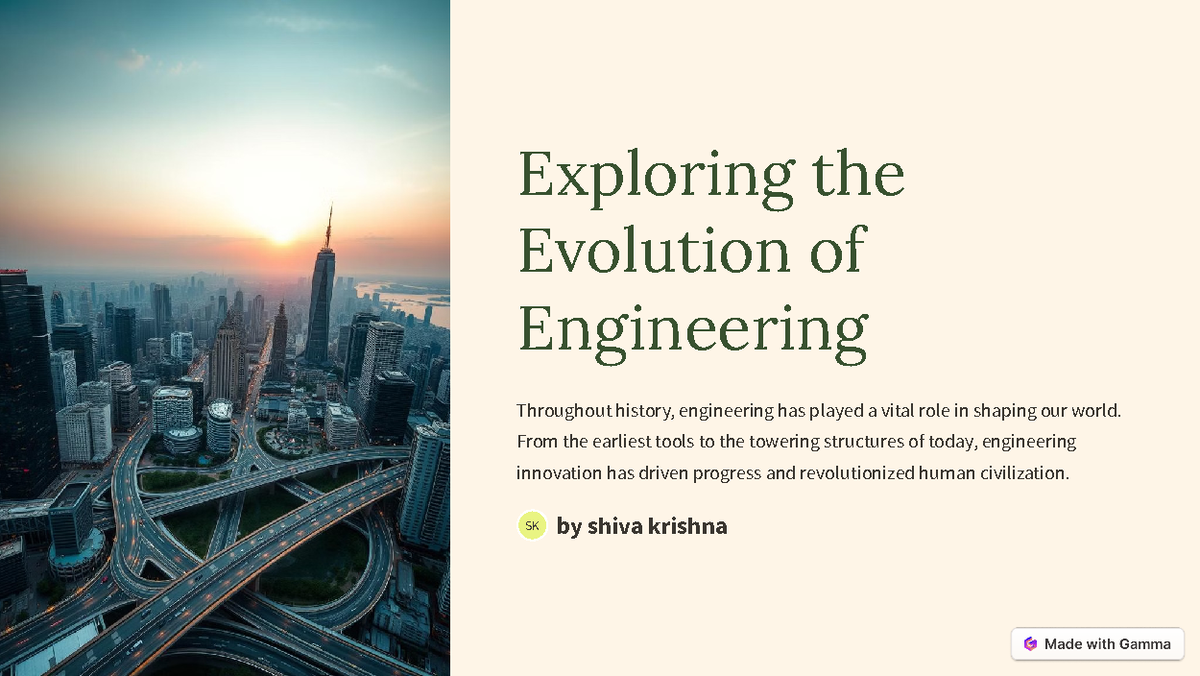 Exploring the Evolution of Engineering - Exploring the Evolution of ...