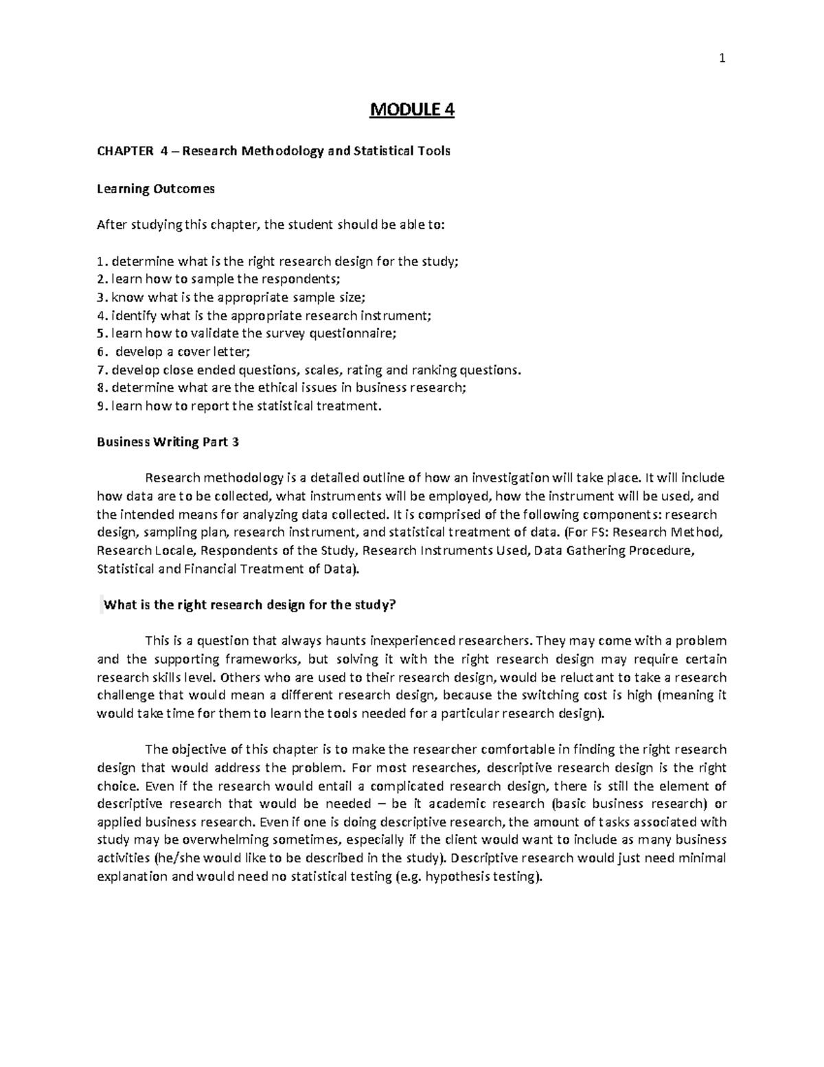 Module-4i - Research-Methodology-and-Statistical-Tool it can help you ...