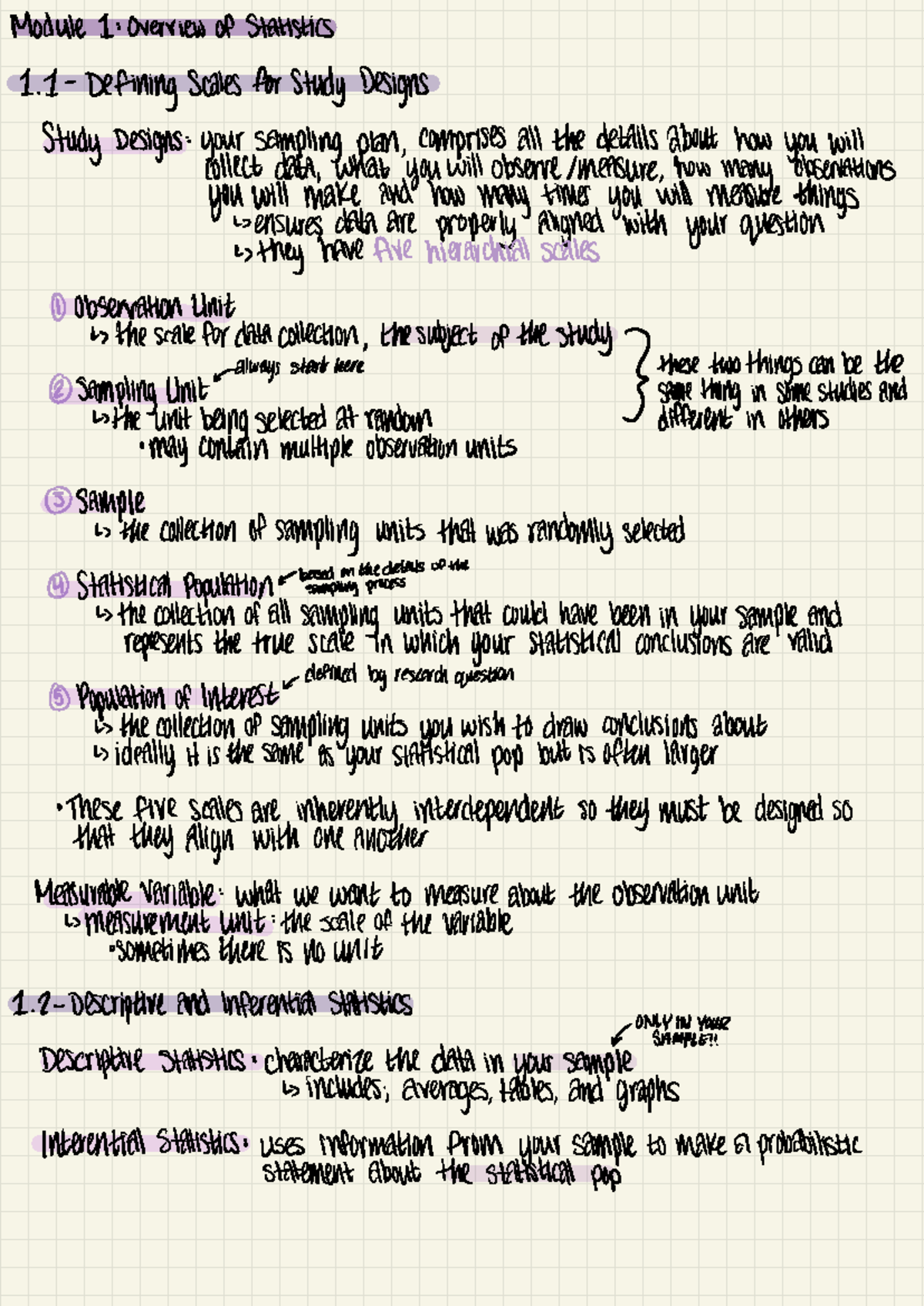 Module 1 Overview Of Statistics - Module 1 : Overview of Statistics 1 ...