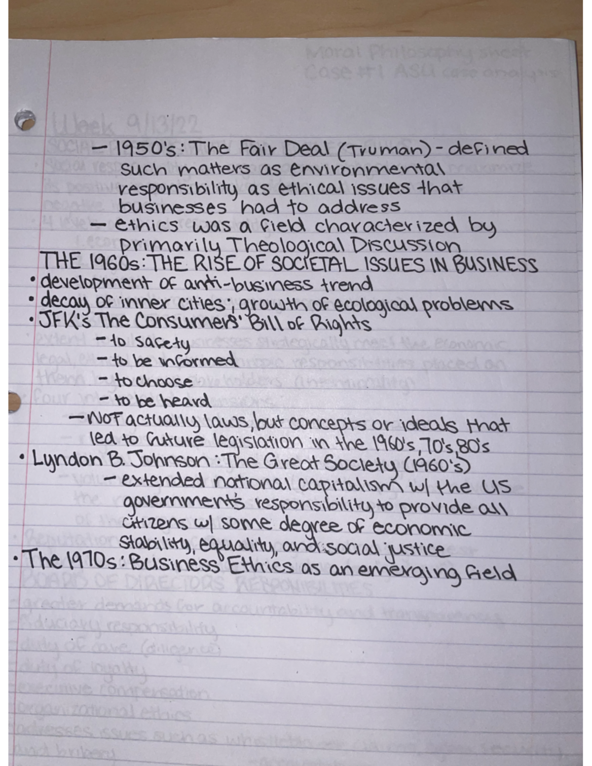 Business Ethics Class Notes - MGT 3230 - Studocu