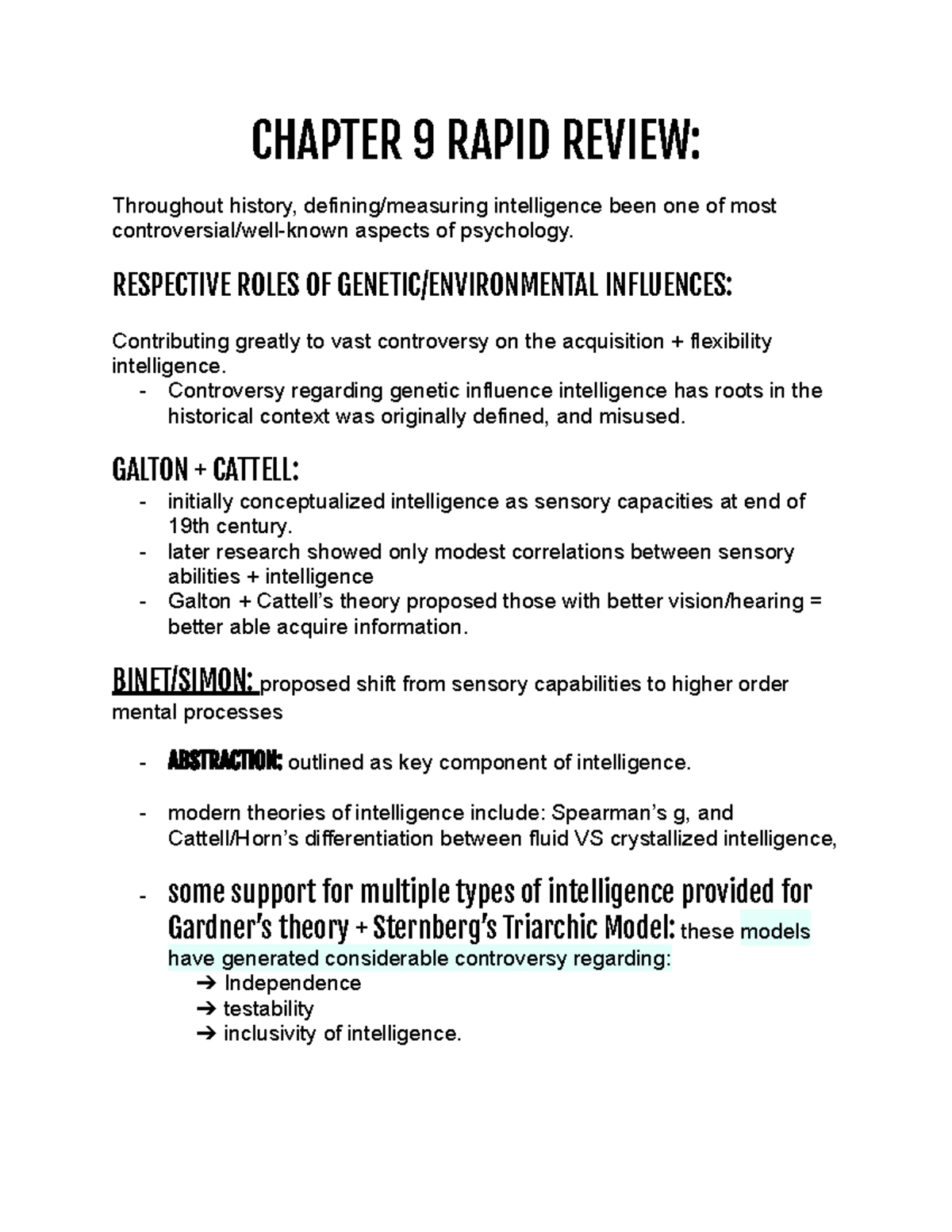 Chapter%209%20 Rapid%20 Review: - CHAPTER 9 RAPID REVIEW: Throughout ...