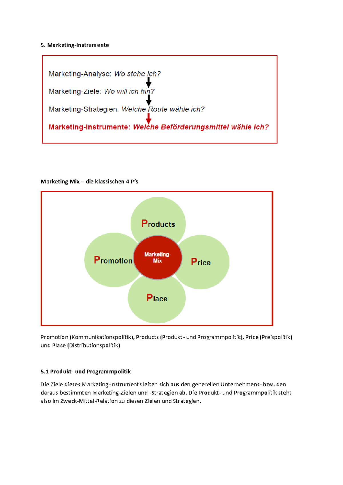 Marketing Zusammenfassung Teil 2 - Warning: TT: undefined function: 32 Warning: TT: undefined ...
