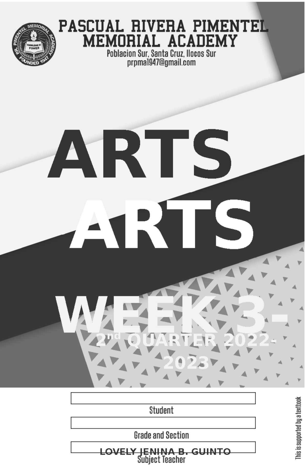 ARTS Q2 - lesson plan - 1 LOVELY JENINA B. GUINTO ARTS 2 nd QUARTER ...