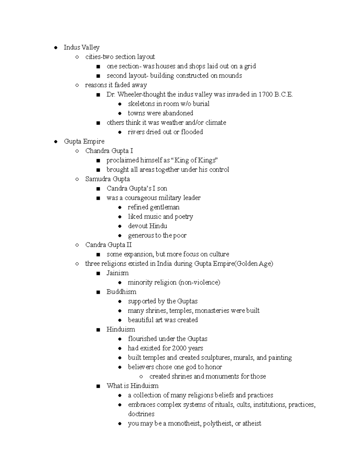 Anthro 3 HIstorical Final Study Guide - Indus Valley cities-two section ...