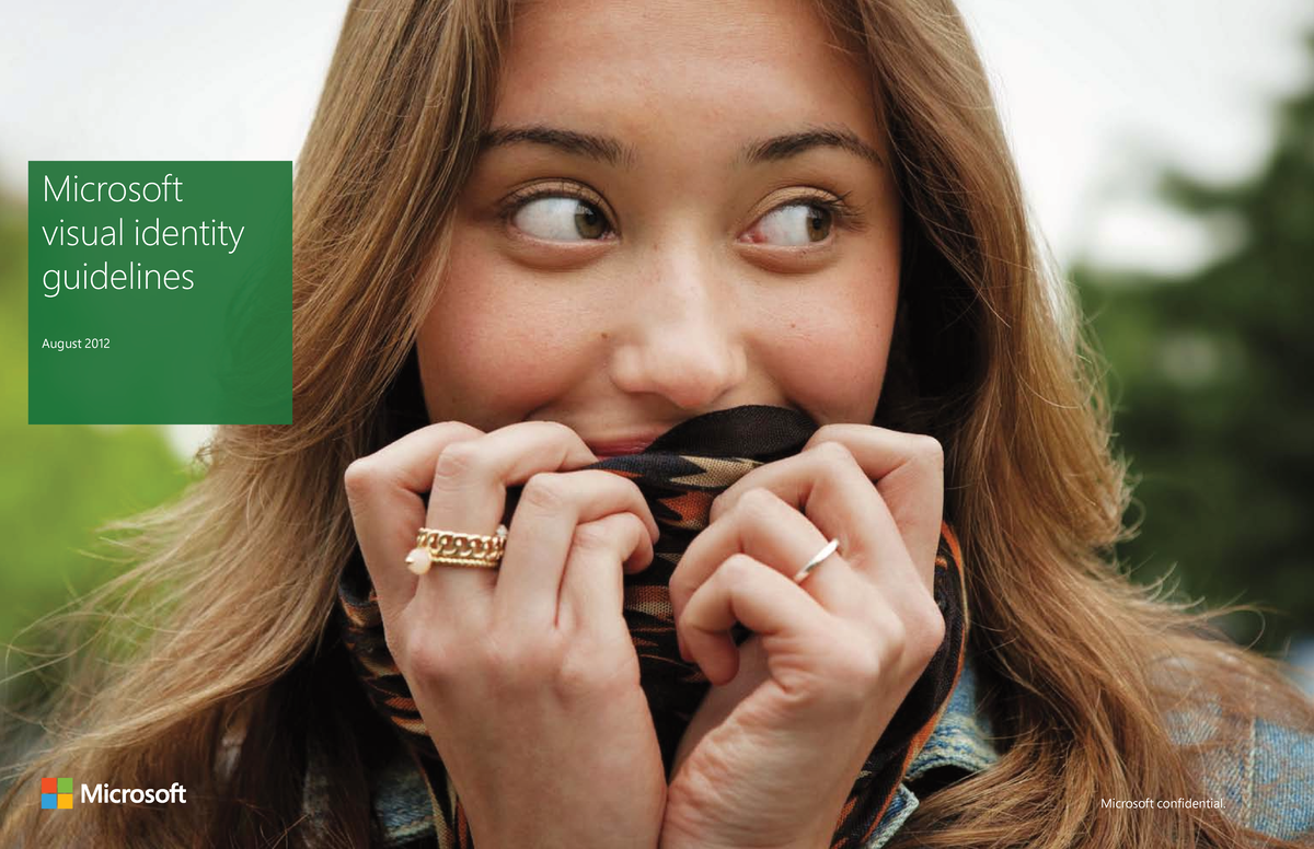 Microsoft manual de uso - Microsoft visual identity guidelines August ...