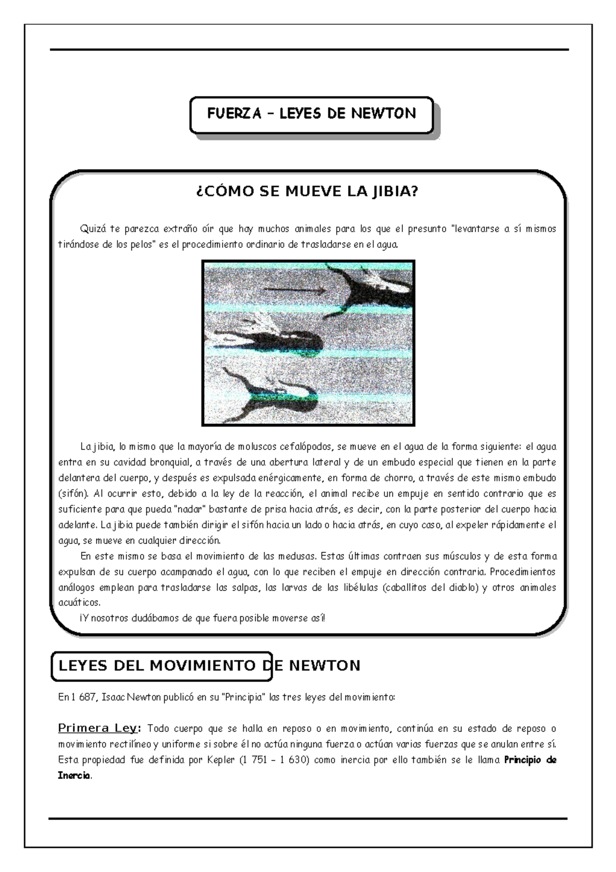 16 Fuerza Leyes de Newton - FUERZA – LEYES DE NEWTONFUERZA – LEYES DE ...