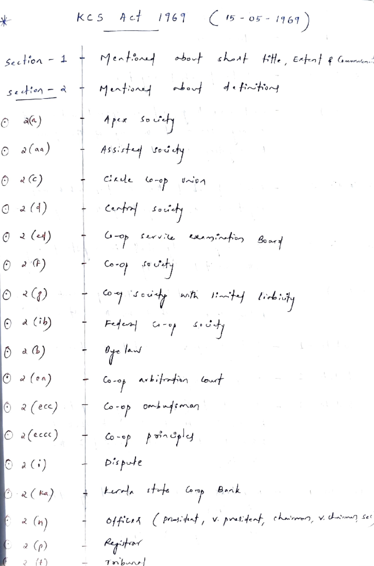 Kcs act rules summary for competitive exam - KcS Act 1161 15 05 - 1167 ...