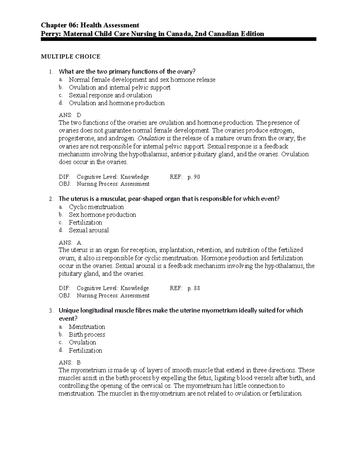 Chapter 6 mat child - NSGD 2017 - Nipissing - Studocu