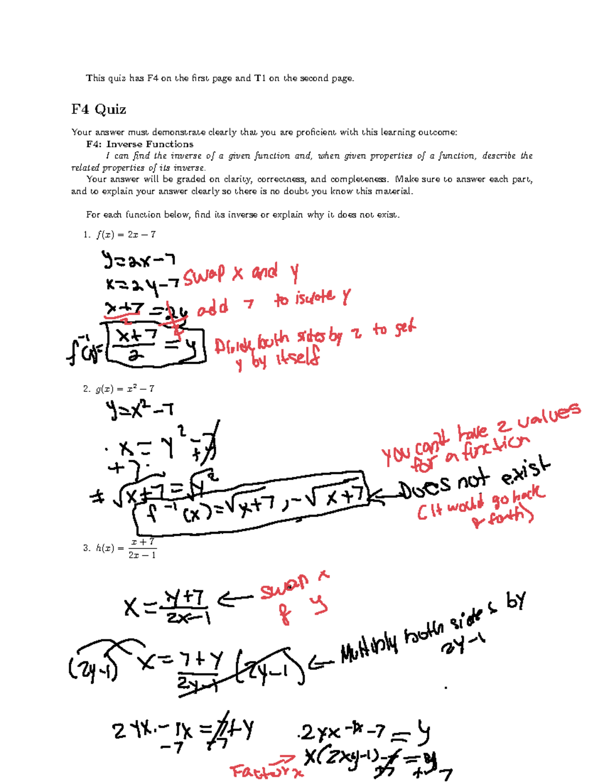 F4T1-Quiz-1 - ggrgrgrg - This quiz has F4 on the first page and T1 on ...