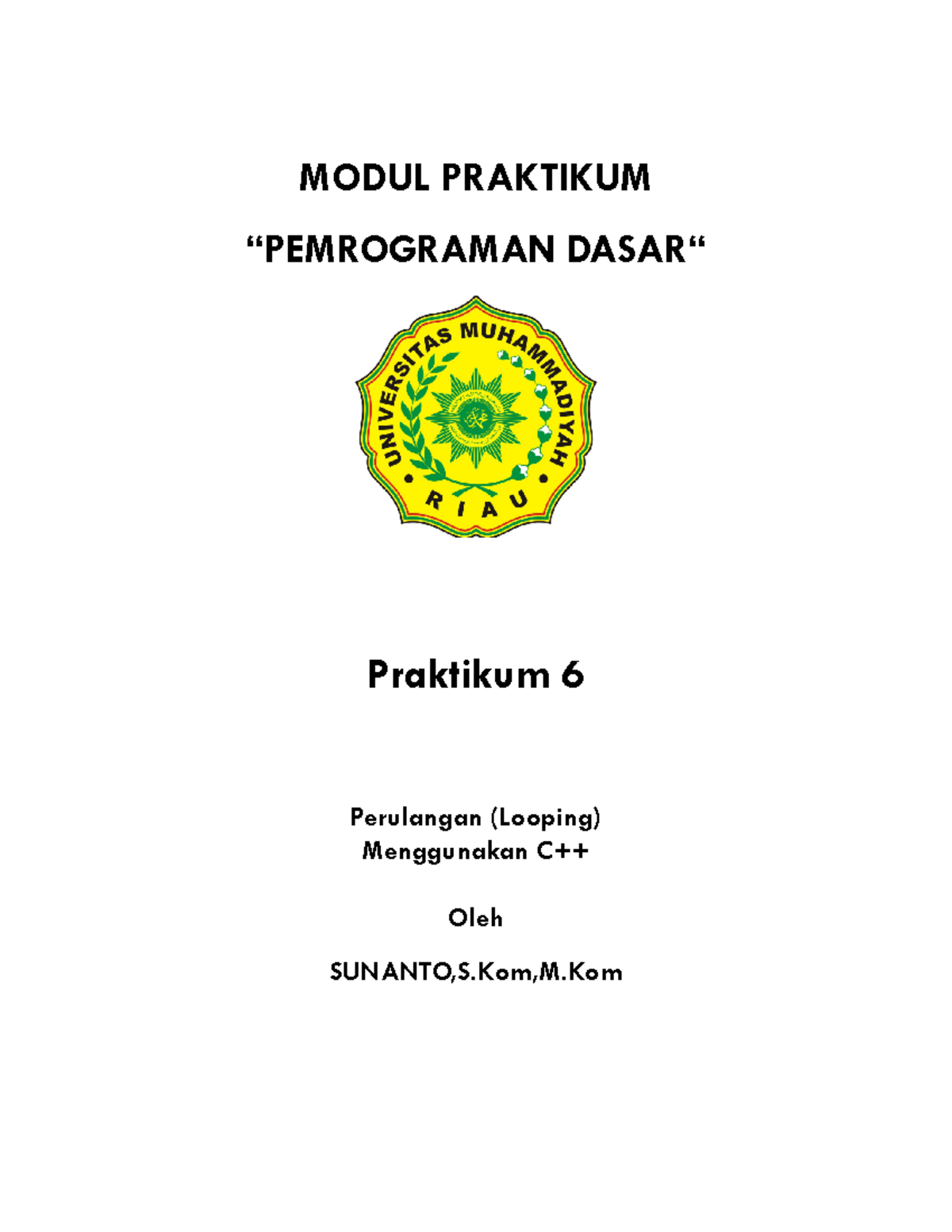 90614 1639177012 9s Jjr Wwz - MODUL PRAKTIKUM “PEMROGRAMAN DASAR ...