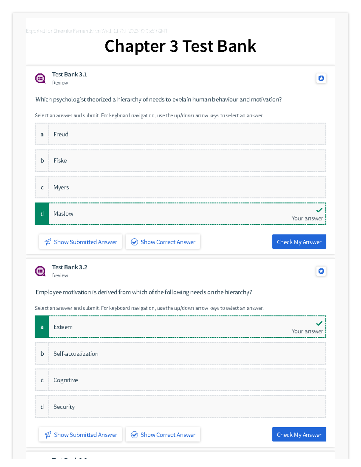 HRMT 622-6 Thurs 1630-1830 - Quiz Top Hat - Exported for Shenuka ...