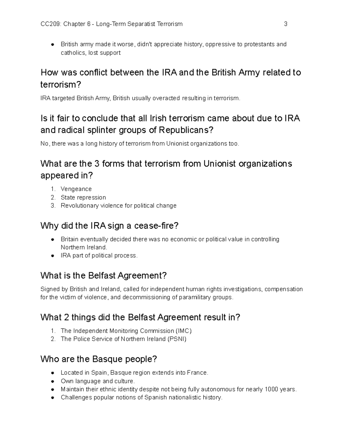 CC209 Chapter 6 - Long-Term Separatist Terrorism (dragged) 3 - CC209 ...