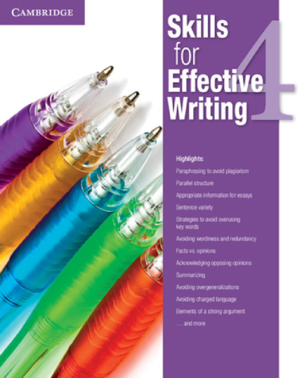 Skills for Effective Writing Level 4 SB Newson 39 s Language Centre ...