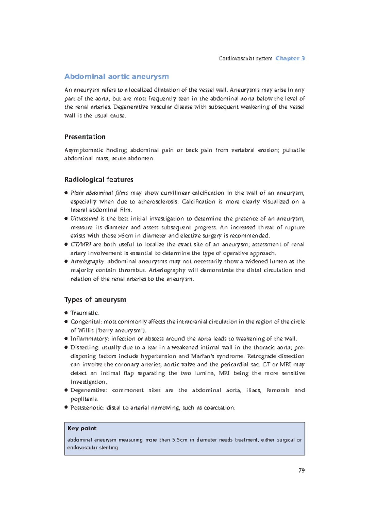 Radiology Lecture Notes pdf (27) - Cardiovascular system Chapter 3 79 ...
