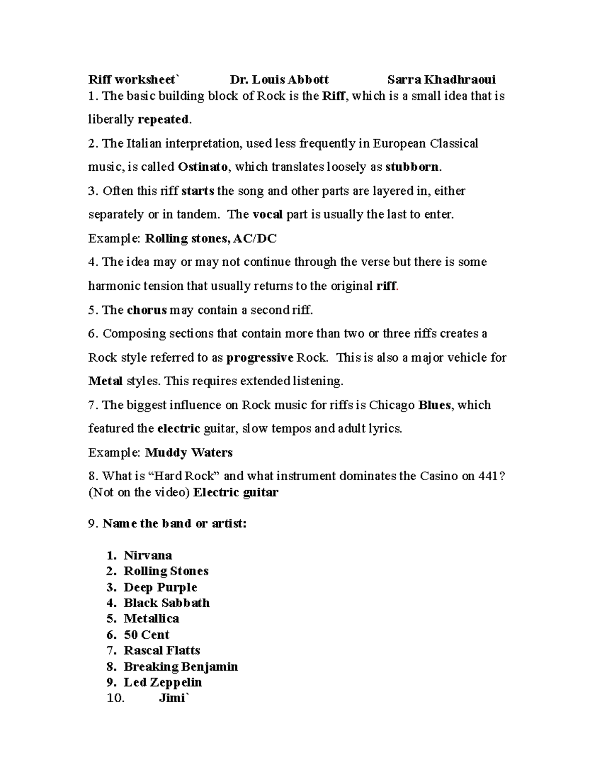 Riff worksheet 2021 SK - Riff worksheet` Dr. Louis Abbott Sarra ...