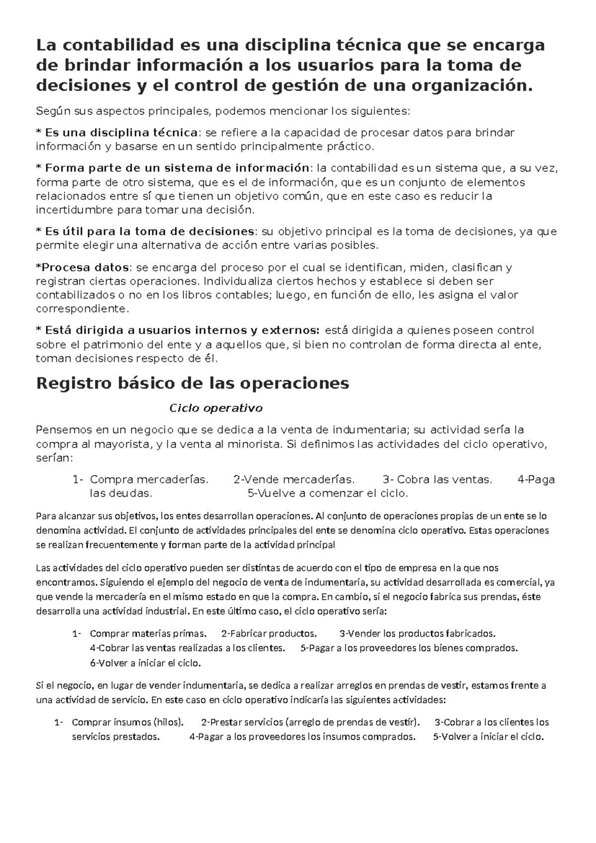 Contabilidad básica Modulo 1 - La contabilidad es una disciplina técnica que se encarga de ...