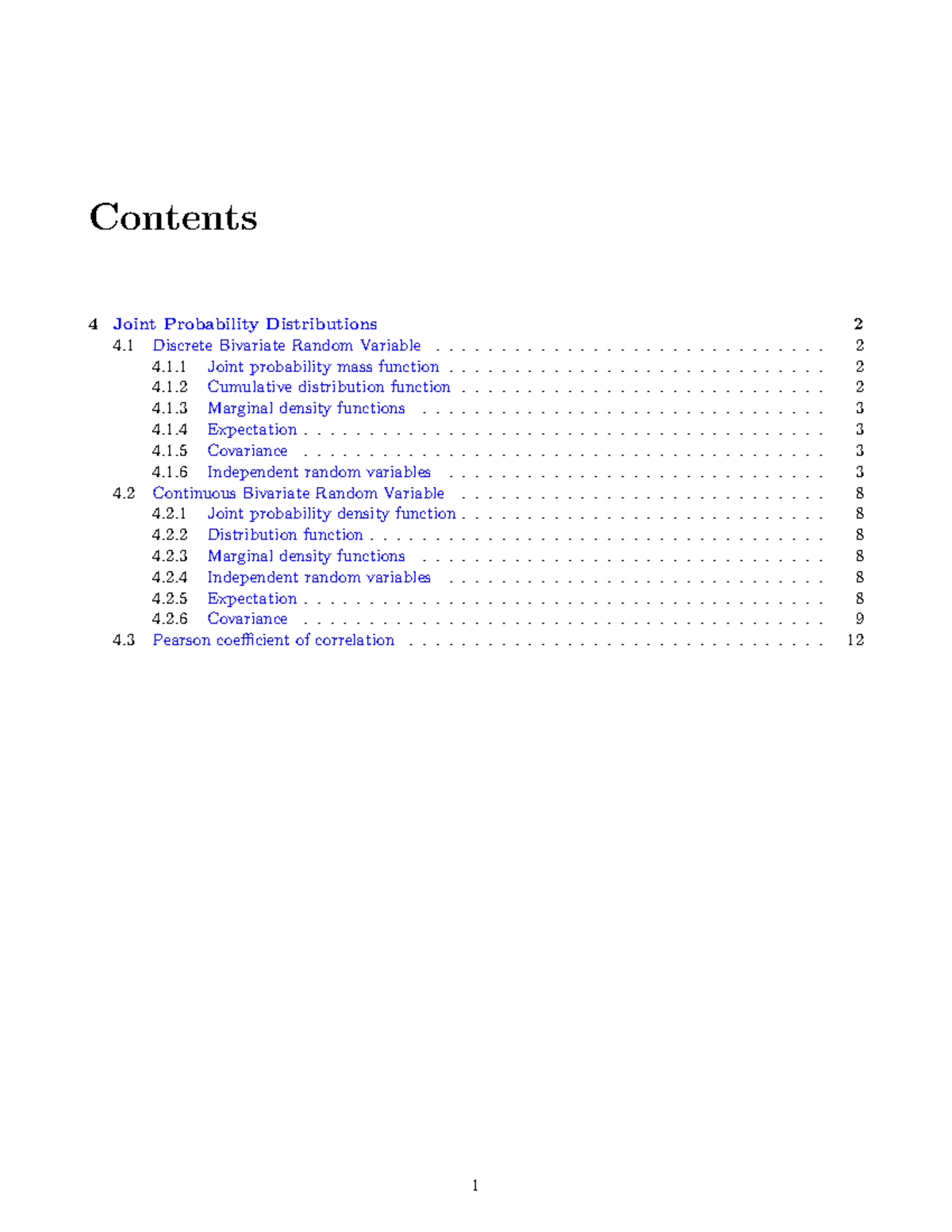 Chapter 4 -Joint Probability Distributions- Probability and Statistics F113 - Suresh Kumar ...