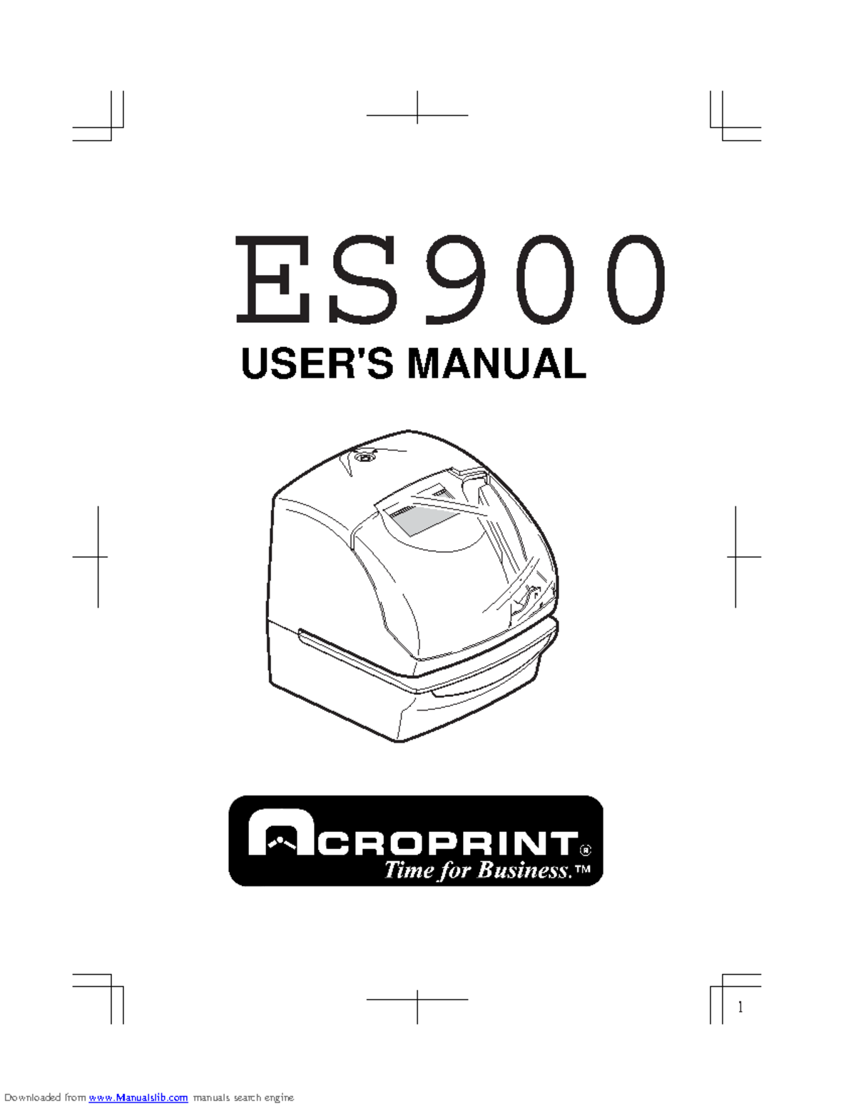 Es900 user manual - USER'S MANUAL 1 ES The details of this User's ...