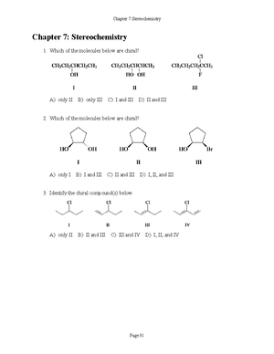 Chapter 9 Alkynes - practice problems with answers - Chapter 9: Alkynes ...