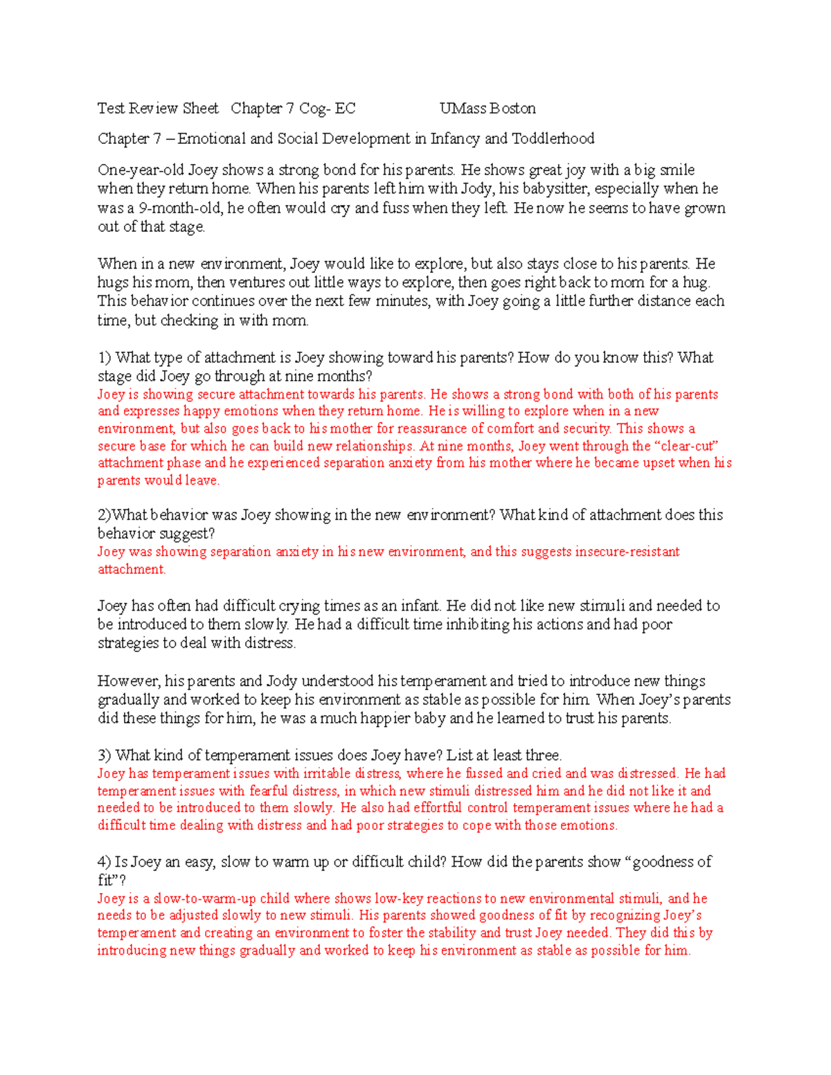 Chapter 7 Review Sheet - Test Review Sheet Chapter 7 Cog- EC UMass ...