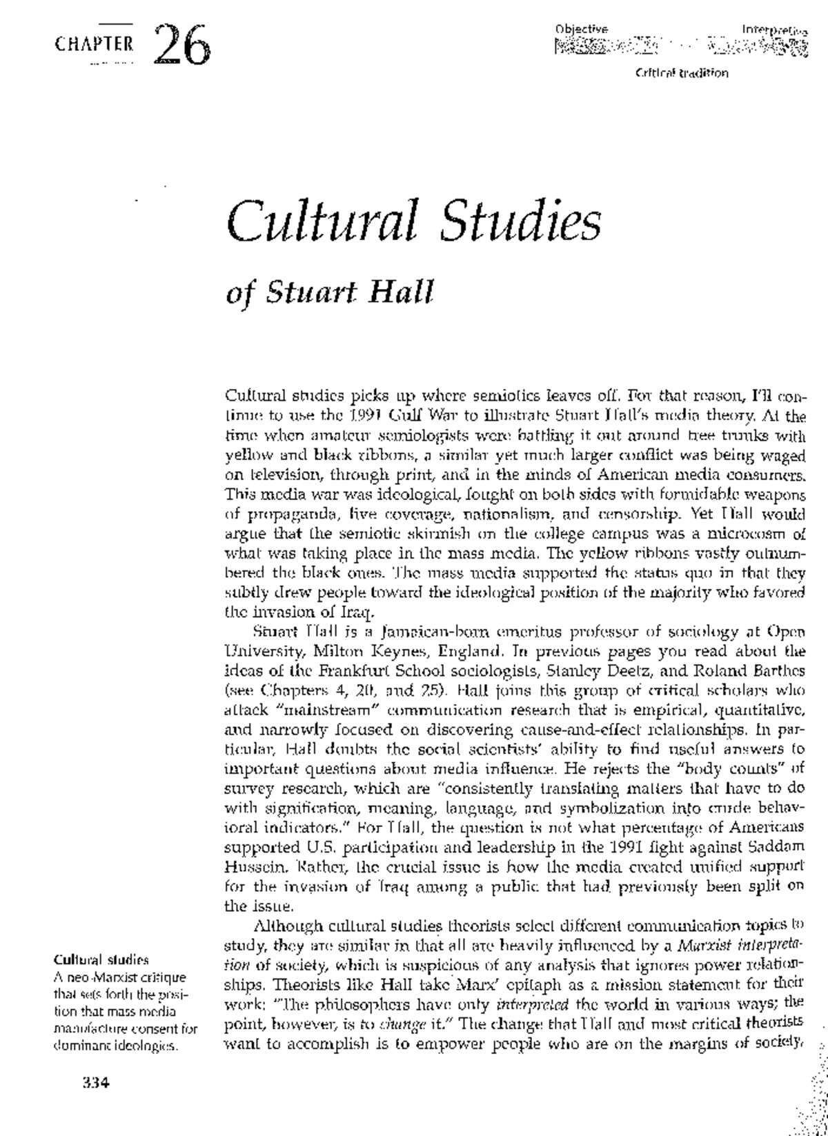 2018 0314 T095755 mfco103 s cultural studies of stuart hall - CHAPTER ...