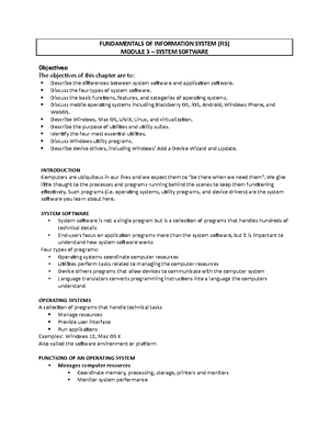 5th Module - Lecture notes 3 - FUNDAMENTALS OF INFORMATION SYSTEM (FIS ...