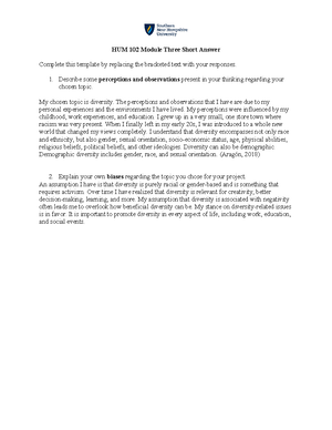 ENG 130 Module Four Preliminary Introduction - ENG 130 Module Four ...