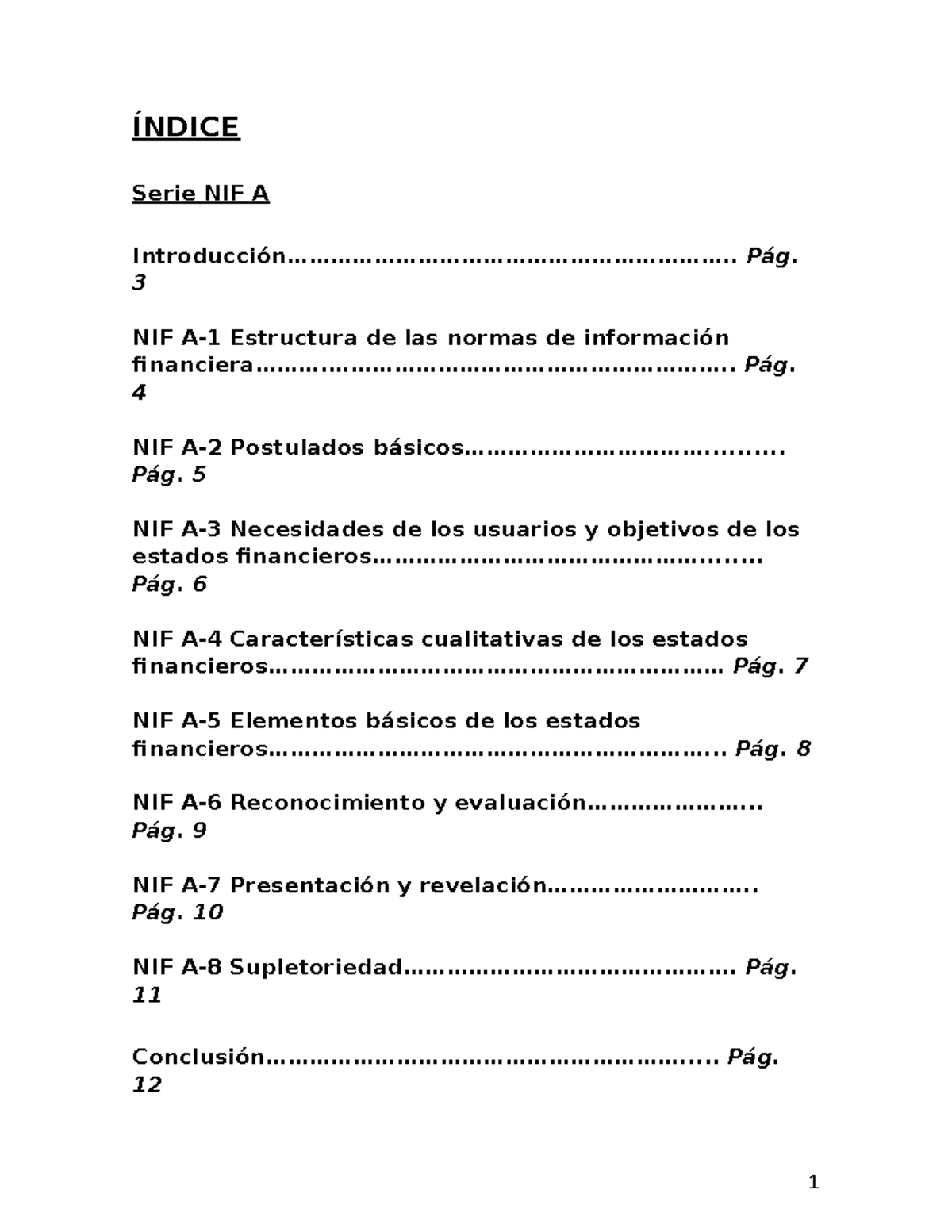 Contabilidad NIF - Nota: 9 - Serie NIF A 3 NIF Estructura de las normas ...