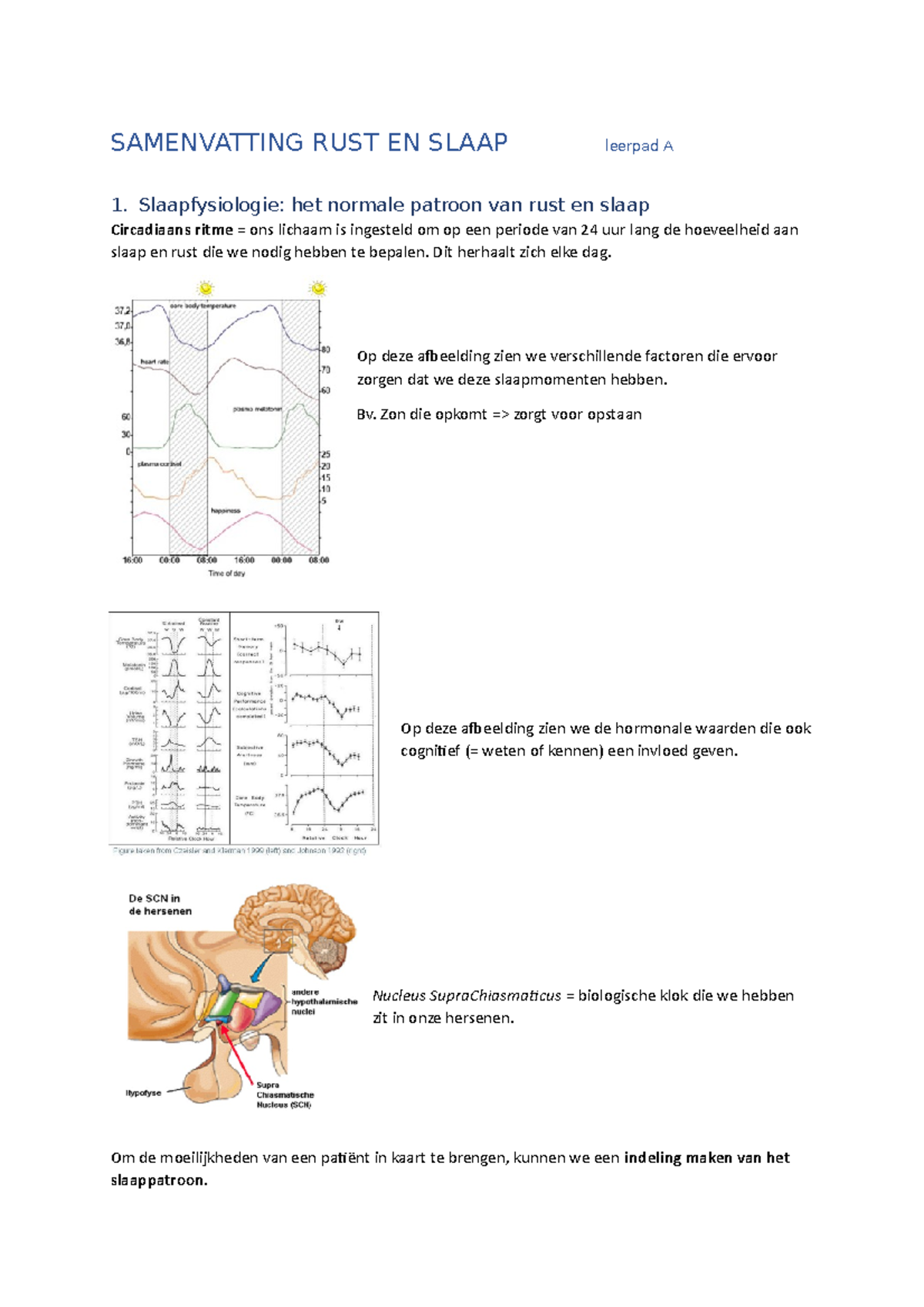Samenvatting RUST EN Slaap leerpad A - SAMENVATTING RUST EN SLAAP ...
