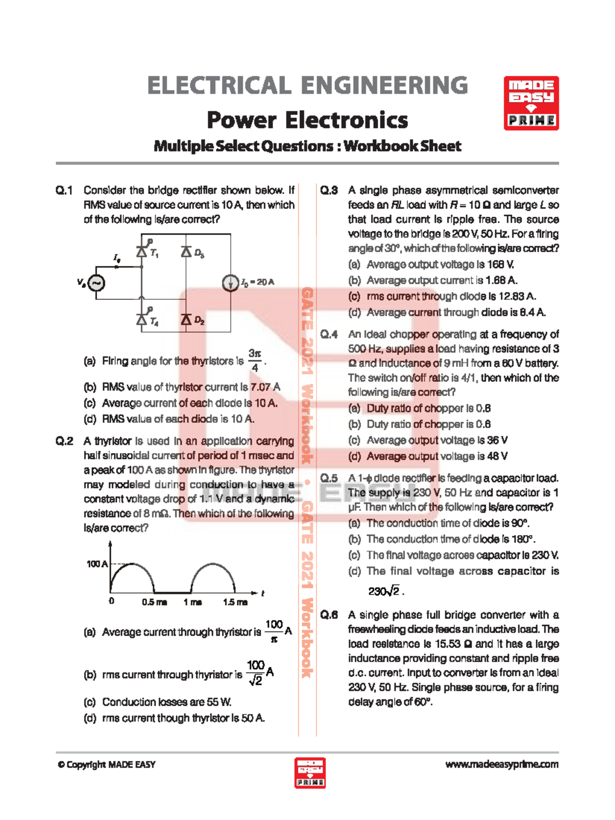 Power Electronics converter and design - Electrical Engineering - Studocu
