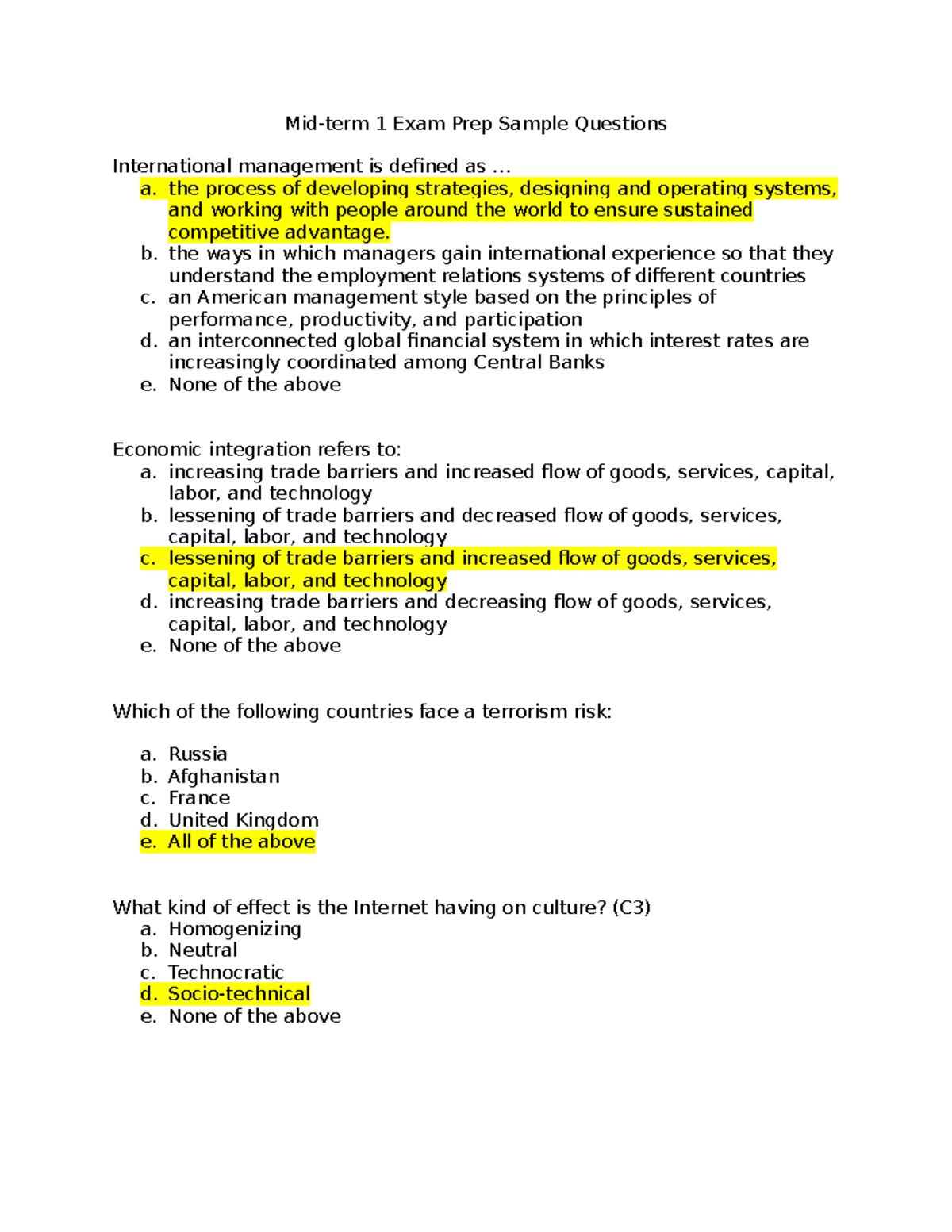 Samplesqs 1 - sample mid 1 questions - Mid-term 1 Exam Prep Sample ...
