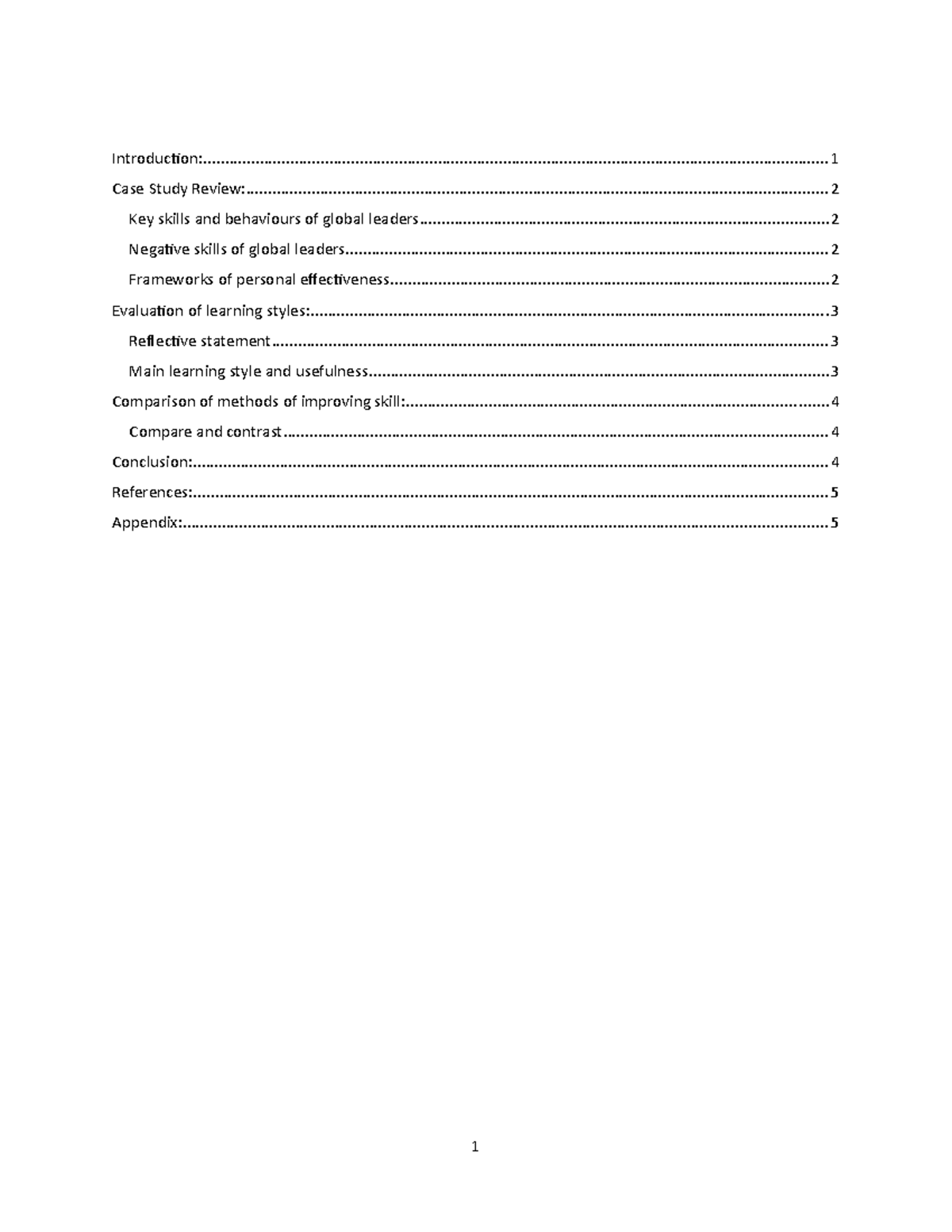 Personal effectiveness report - Personal effectiveness - Studocu