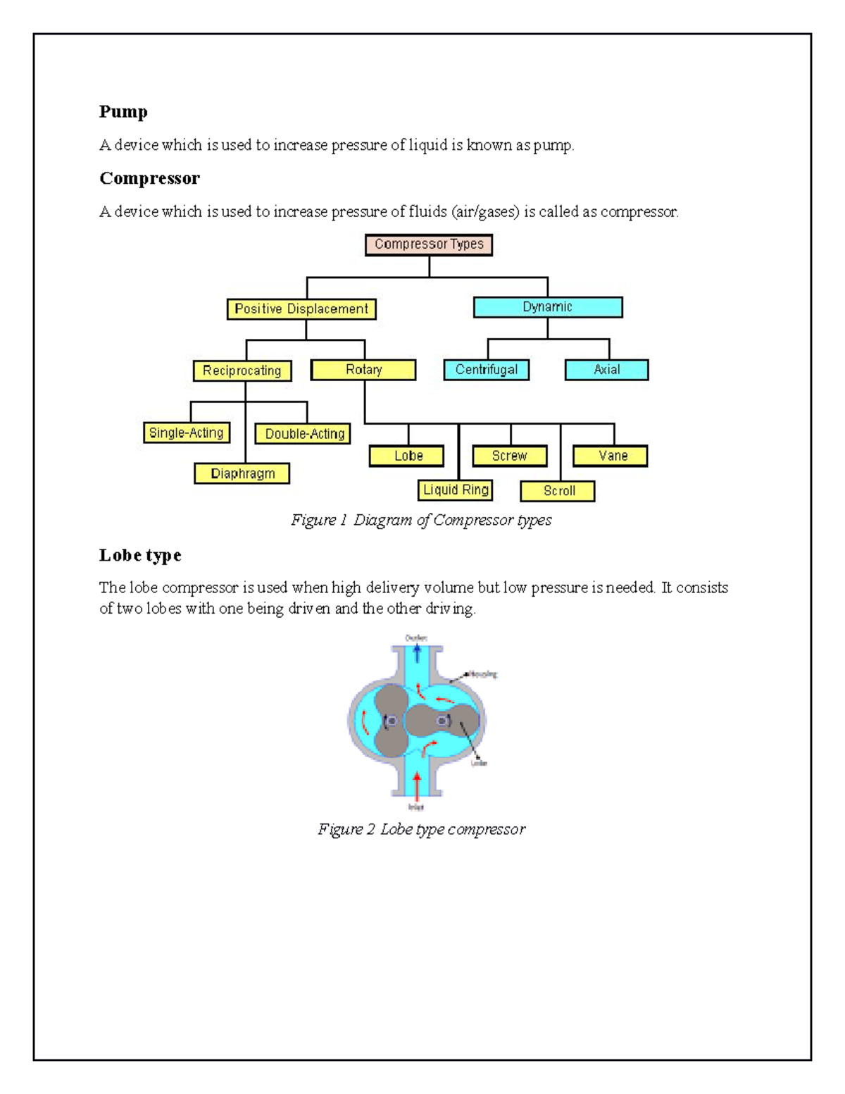 Experiment #03 - Assignment of Thermodynamics lab - Pump A device which ...