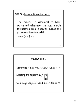 Fibonacci and Golden Search Method - Optimality Criteria & Conditions ...