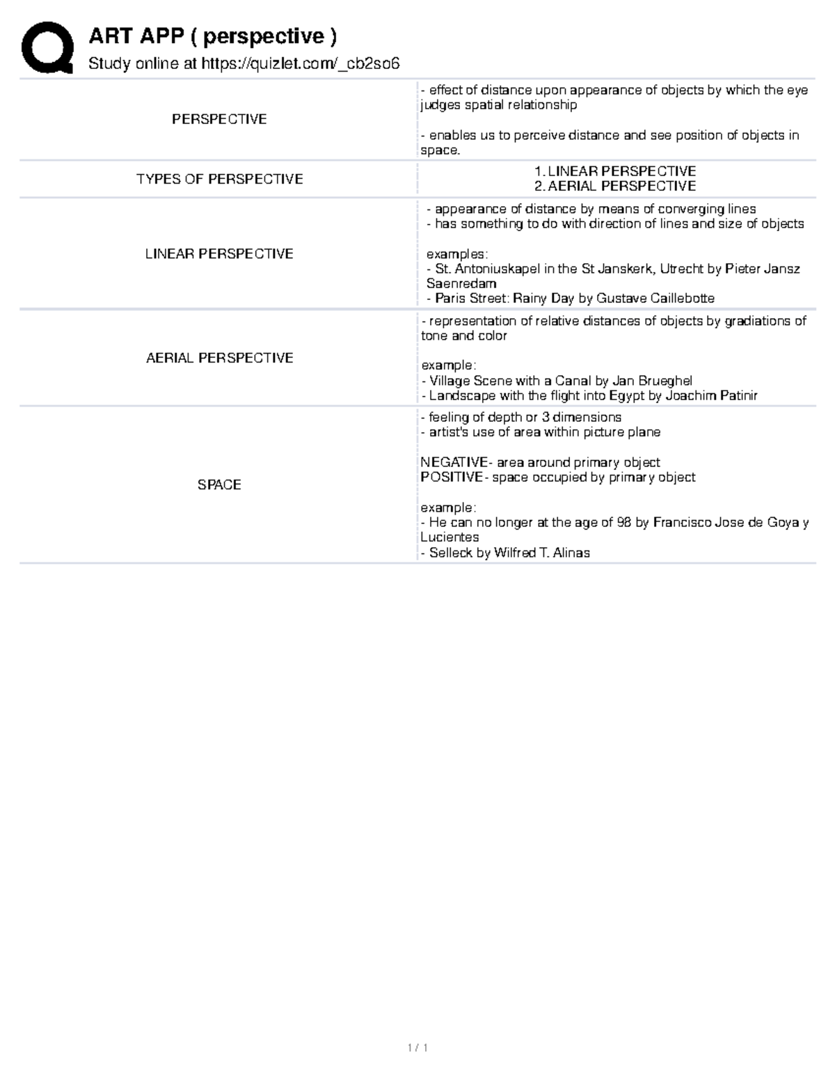 Art-app-perspective - art app - ART APP ( perspective ) Study online at ...