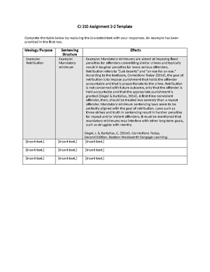 CJ 210 Module One Practice Activity - CJ 210 Module One Practice ...