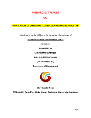 Alisha mini project-1 - This is my aktu mini project - A MINI PROJECT ...