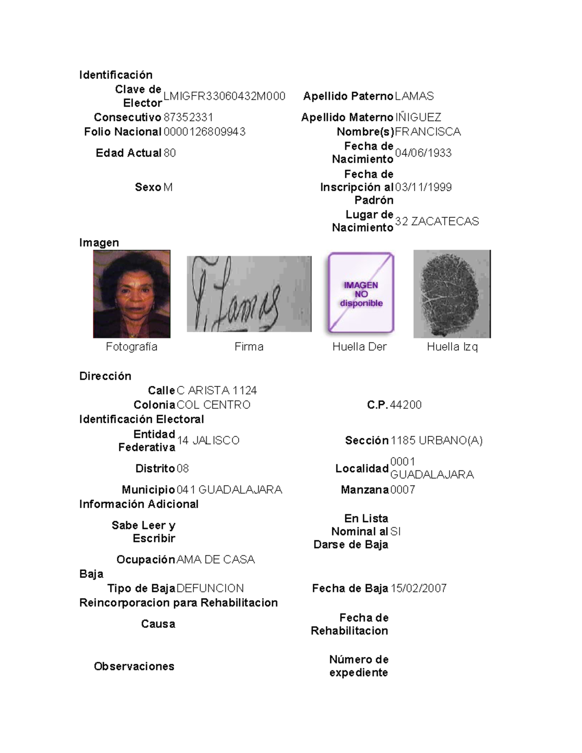 IFE Lamas Iñiguez DOC - Identificación Clave de Elector ...