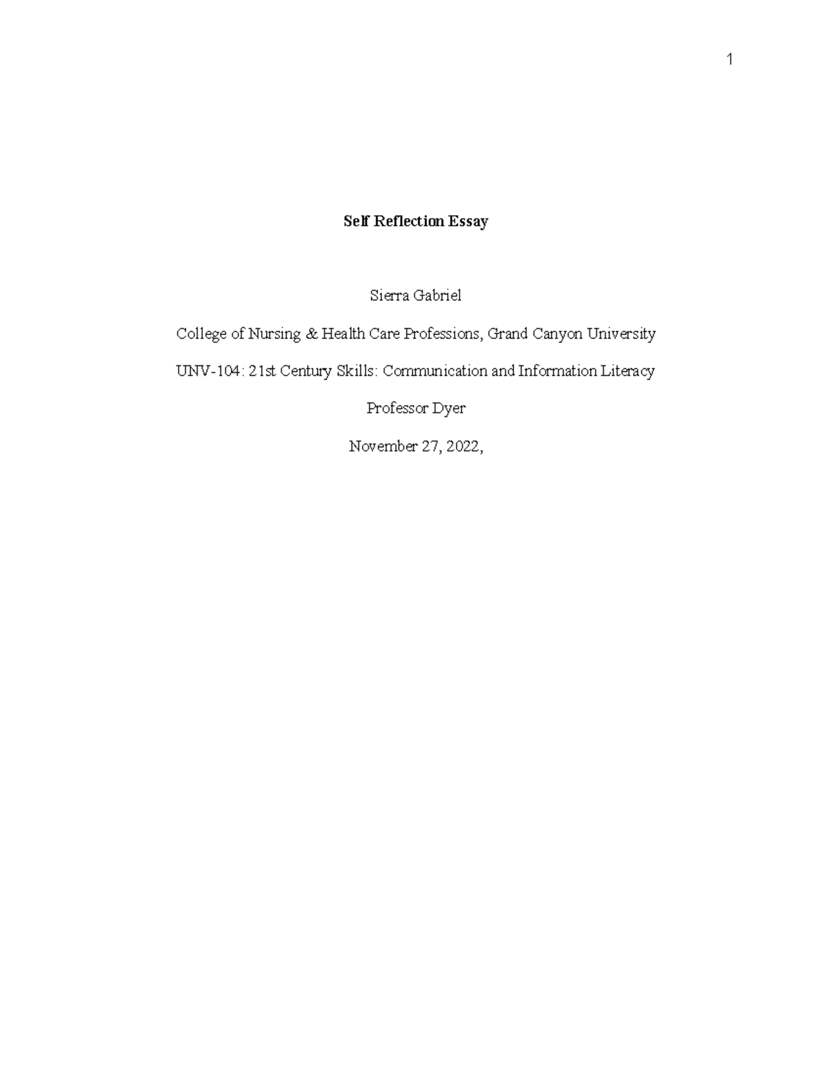 APA 7th edition Template (1) (1) (1) (1) (1) (1) (1) - Self Reflection ...