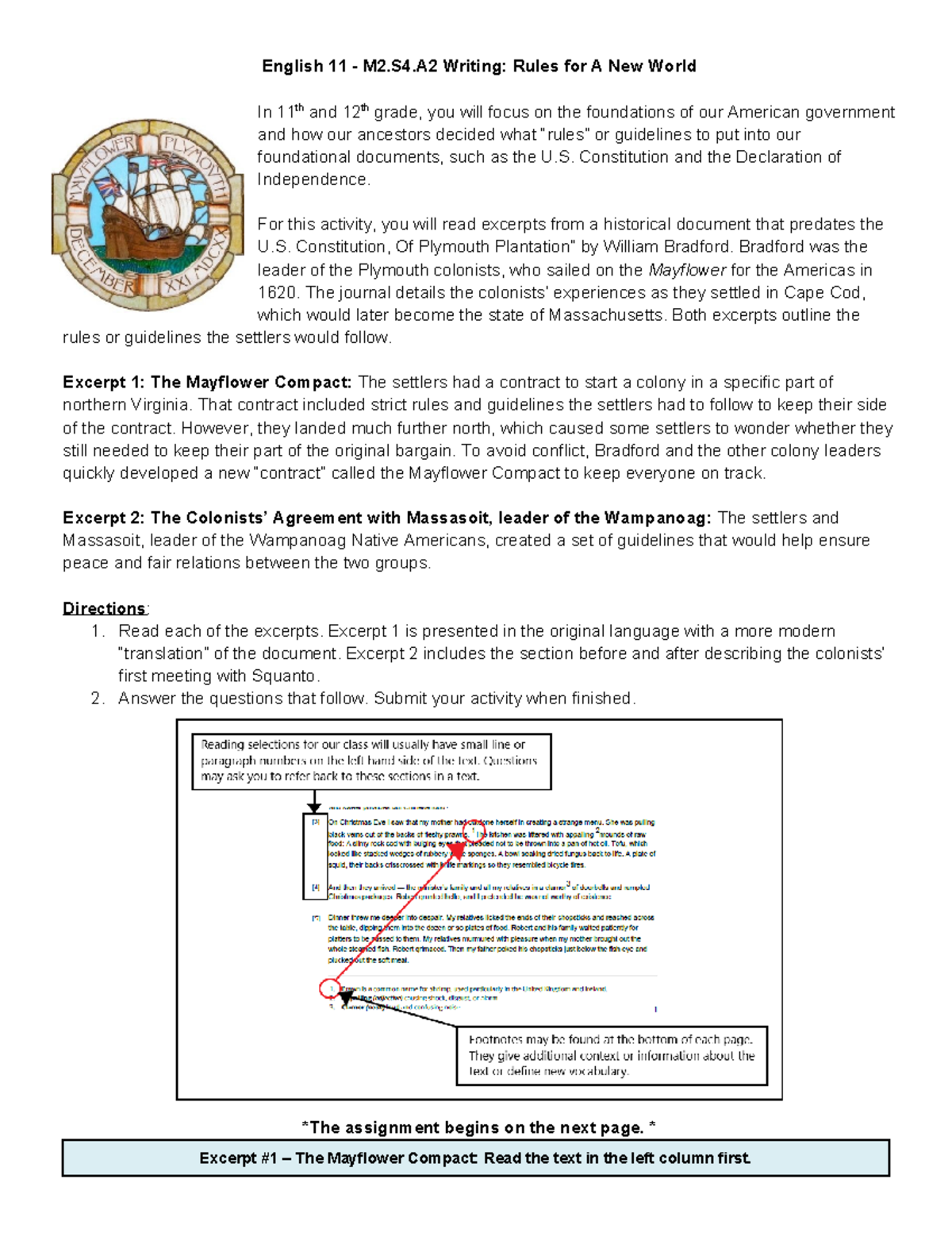 Copy of M2.S4.A2 Writing Rules for a New World - English 11 - M2.S4 ...