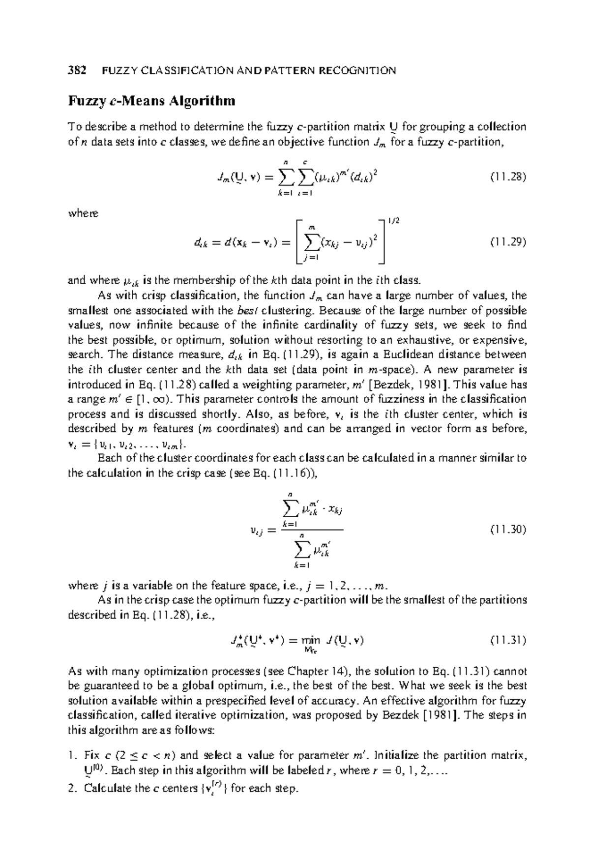 Fuzzy C Means Scenario Based 382 Fuzzy Classification And Pattern