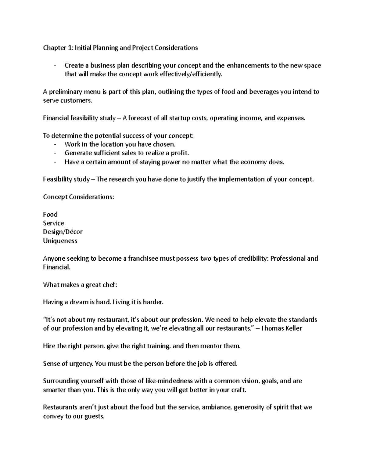 Chapter 1 - Chapter 1: Initial Planning and Project Considerations ...