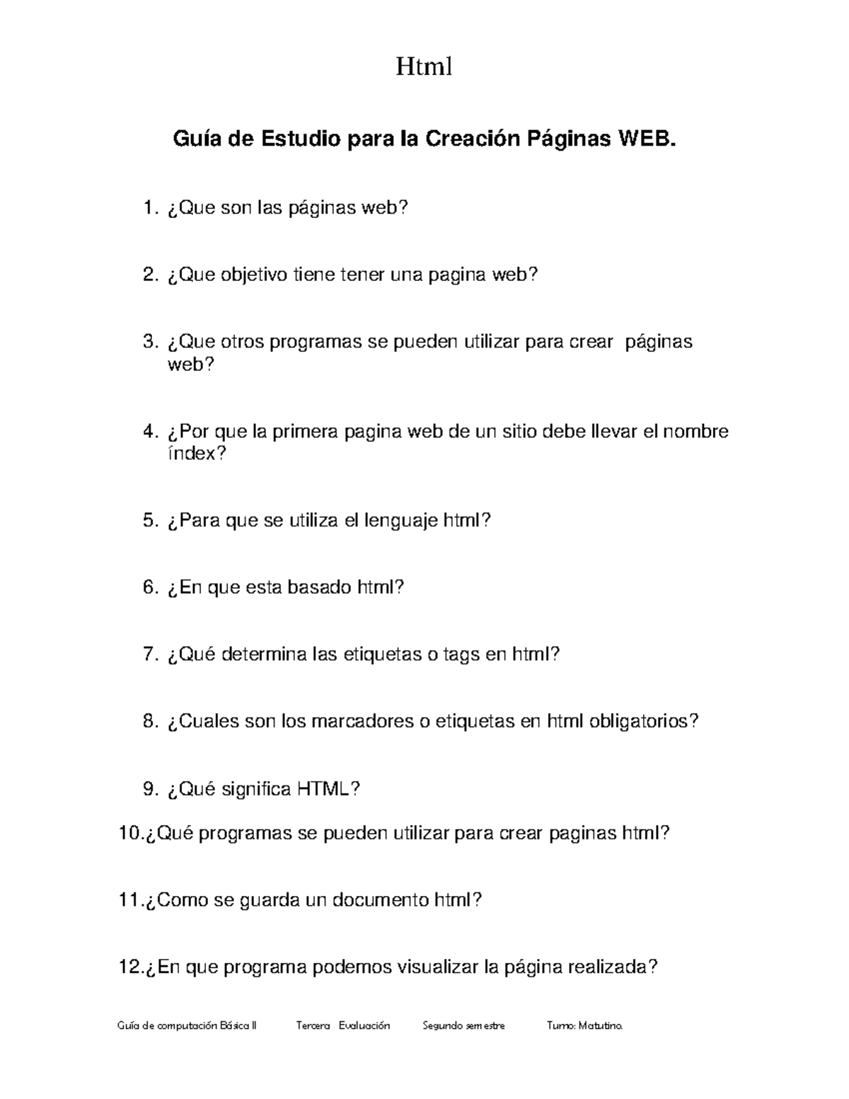 Guía de computación básica II para la creación de páginas web - Html de ...