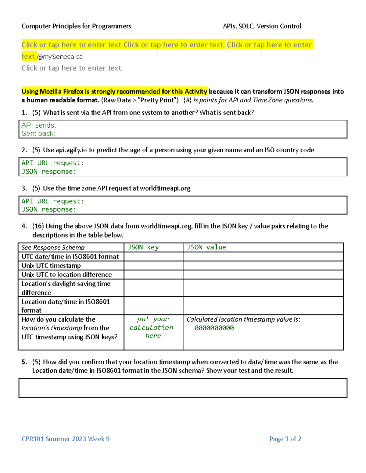 Cp4p Sdlc Activity Answers Computer Principles For Programmers Apis Sdlc Version Control